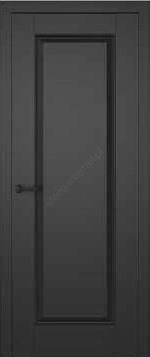 Drzwi DRE Hampton 1 czarna mat